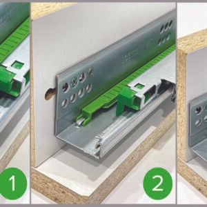 Lockdowel Drawer Slides Require No Tools